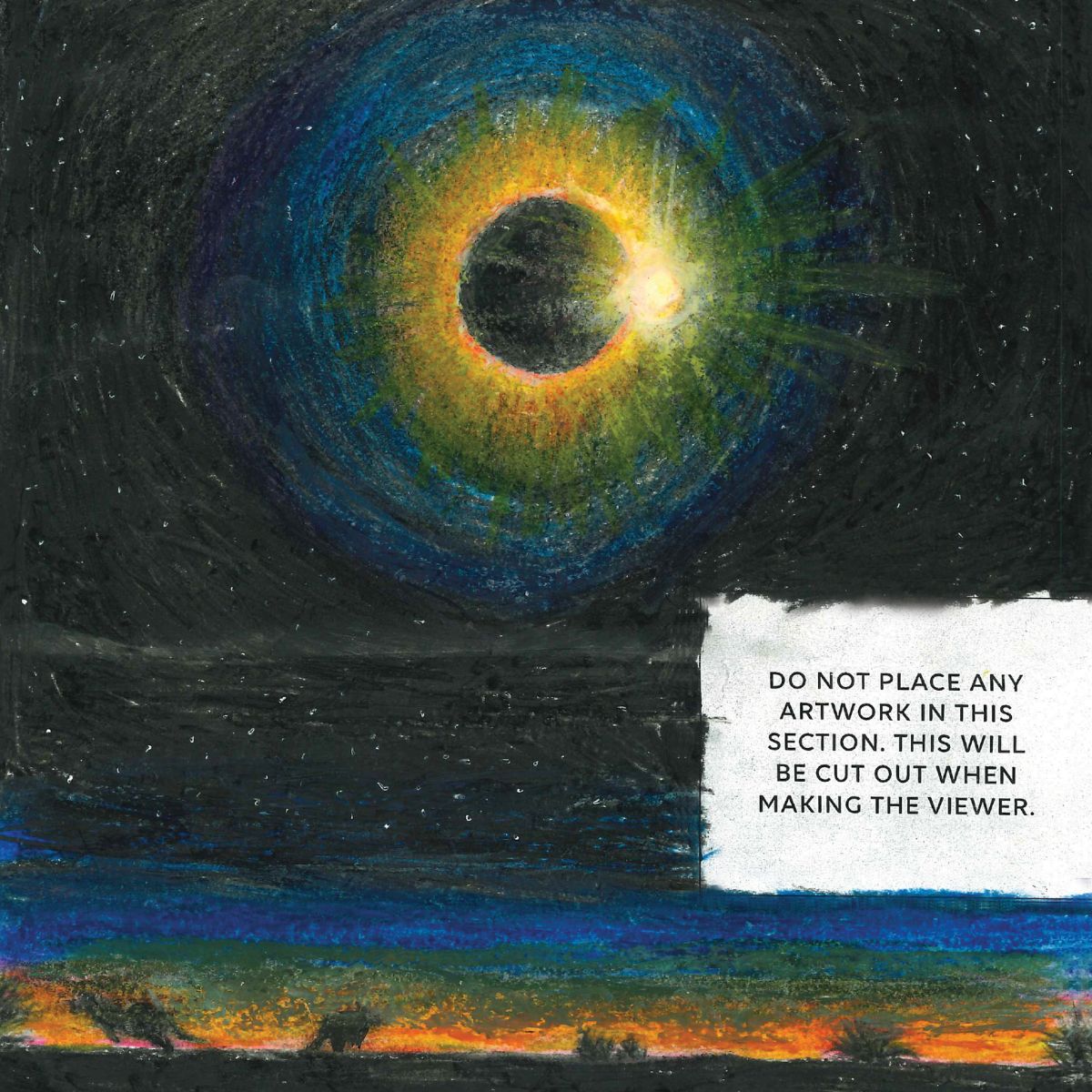 Total solar eclipse pinhole artwork 1 | Western Australian Government
