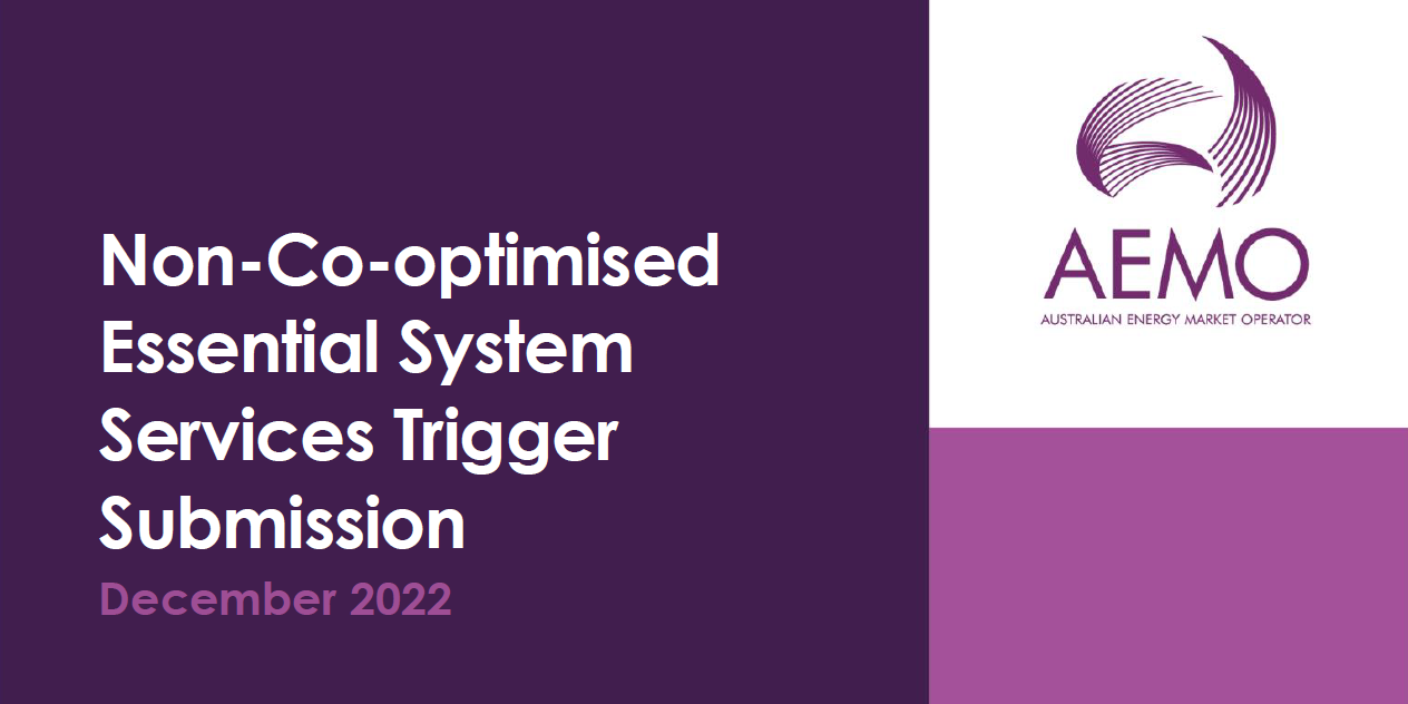 Coordinator’s Determination on AEMO’s NCESS Trigger Submission