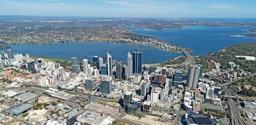 Perth aerial view | Western Australian Government