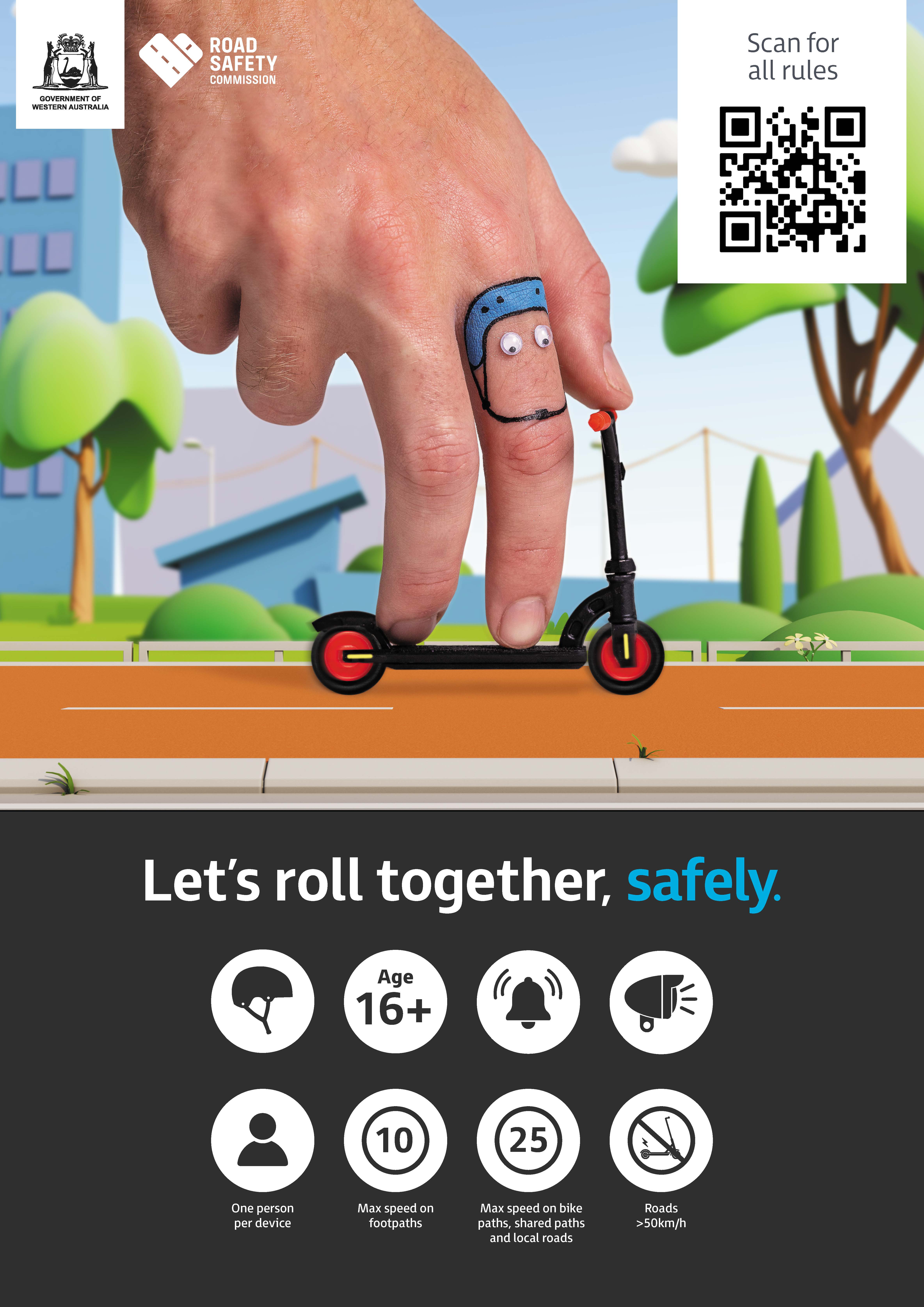 Let's roll together, safely.