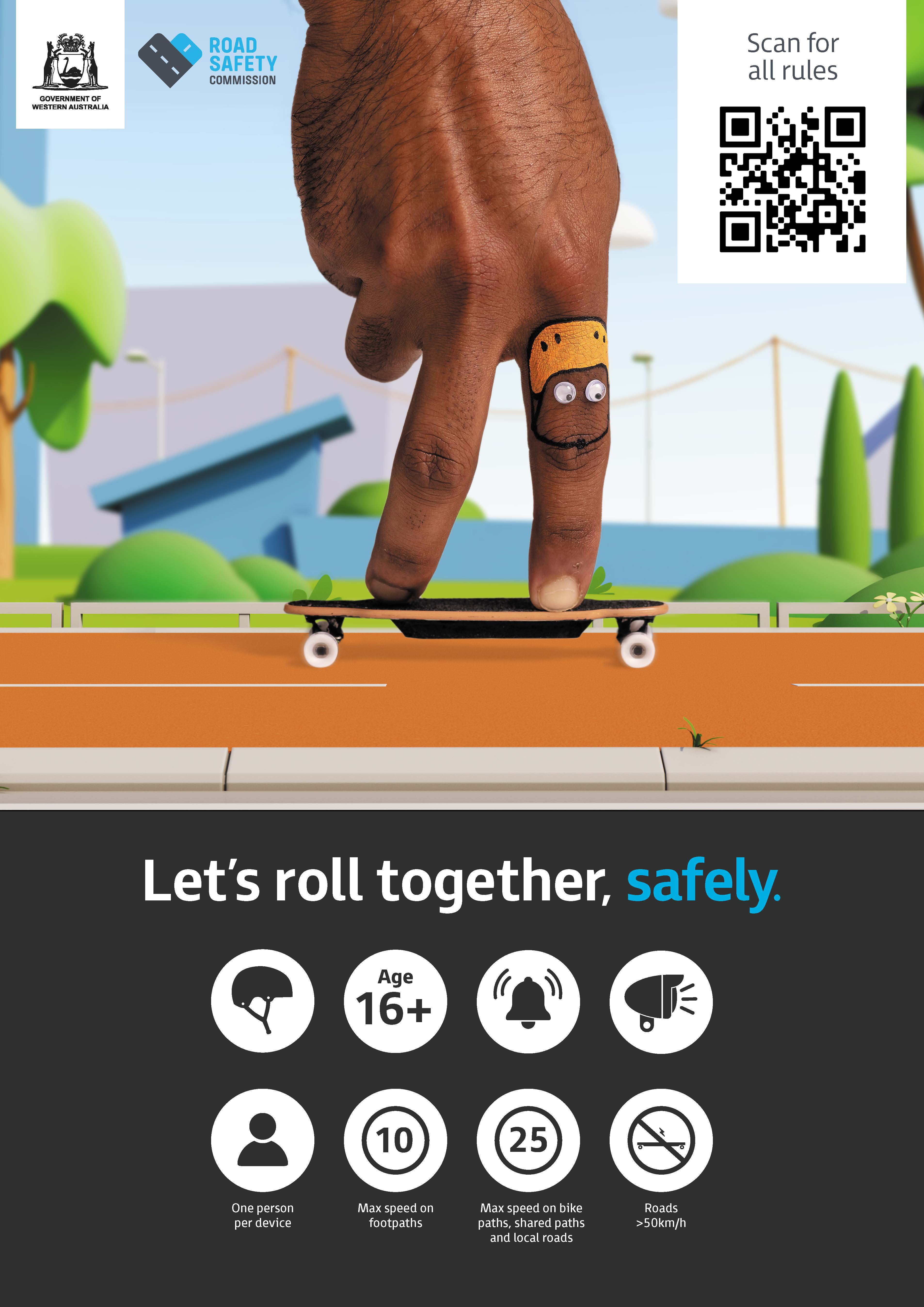 Let's roll together, safely.