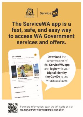ServiceWA app | Translated advice in Plain English – WA.gov.au