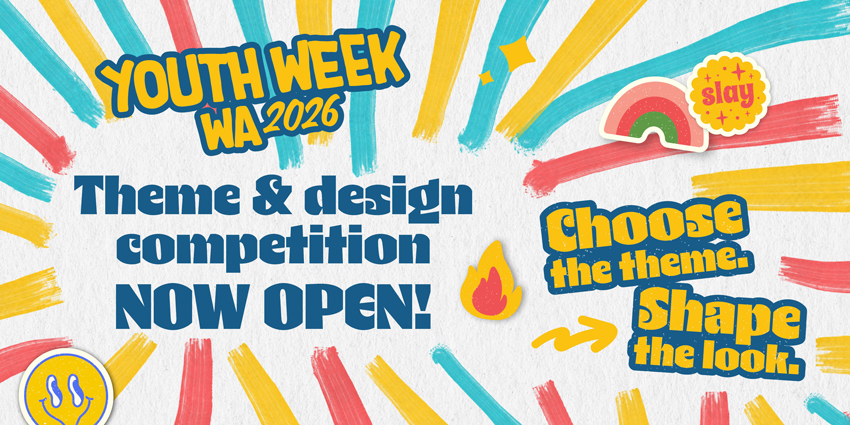 Competition launched to shape the look and feel of Youth Week WA 2026
