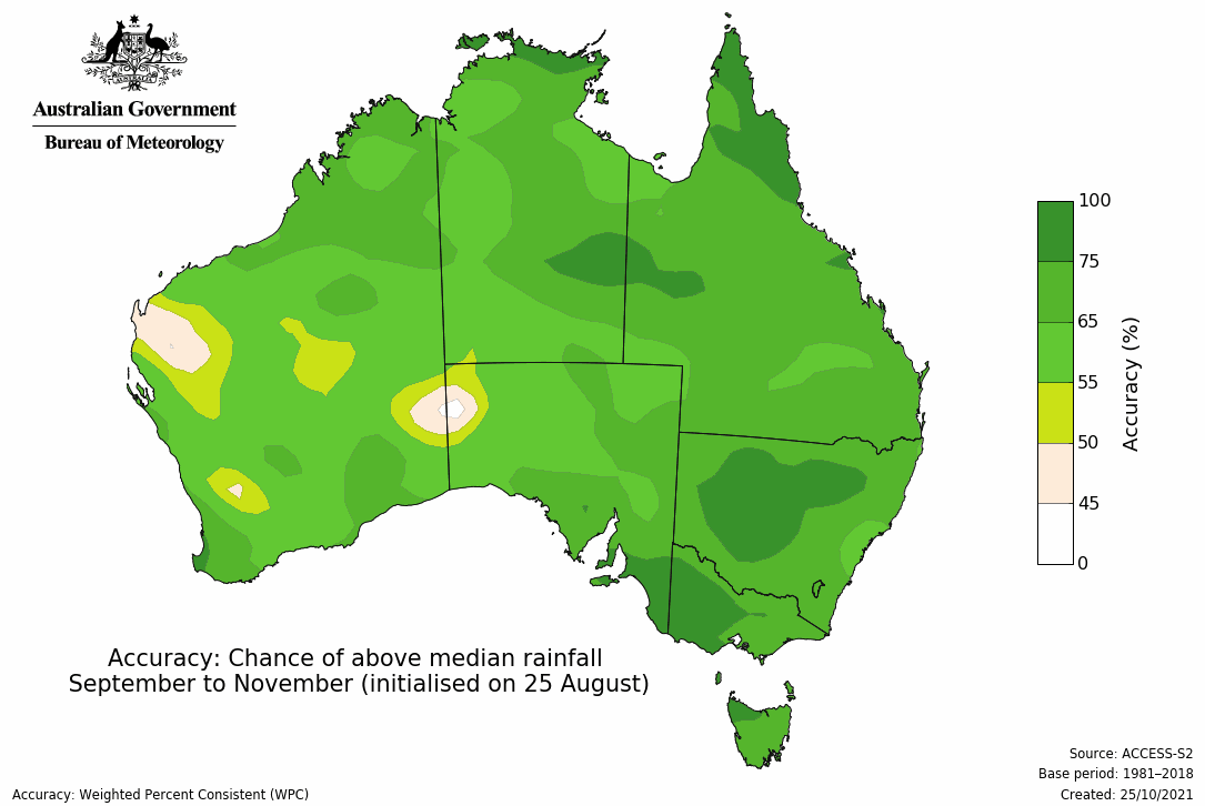 Seasonal water and climate trends - south-west Western Australia