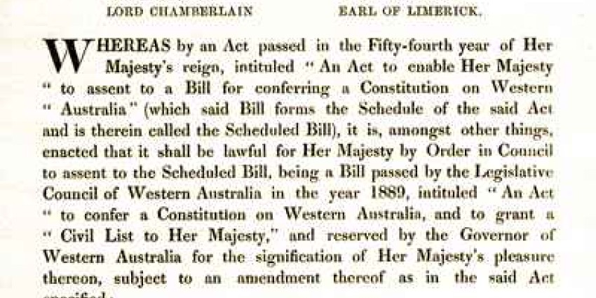 Our Constitution - Constitutional Centre of Western Australia exhibition