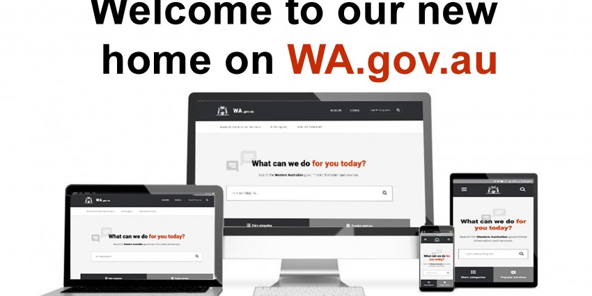 Welcome to our new home on WA.gov.au