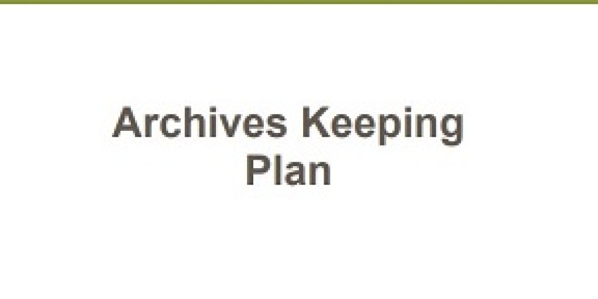 State Records Office of Western Australia Archives Keeping Plan