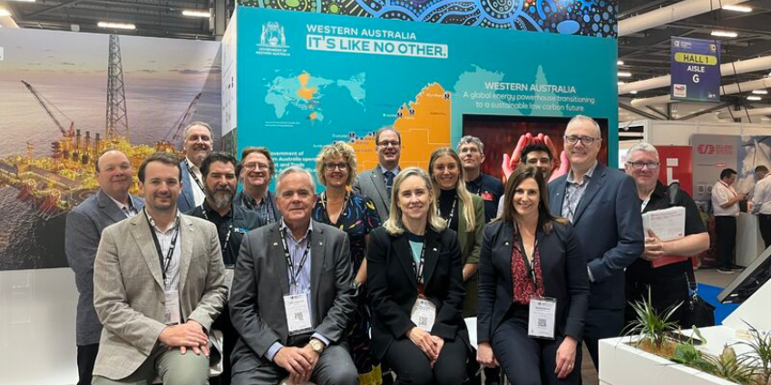 WA host a booth in Scotland for SPE Offshore 2023