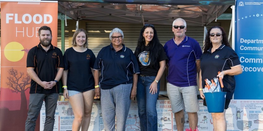 Purple shirts and housing staff continue rebuild efforts for flood ...
