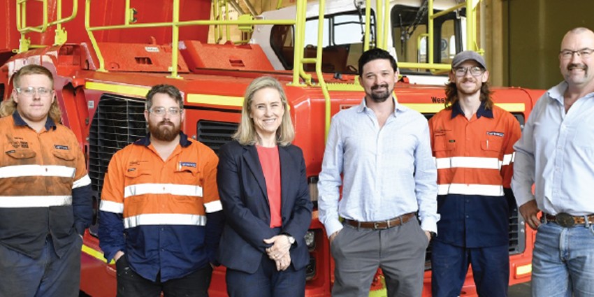 Donated truck keeps training rolling in resources sector