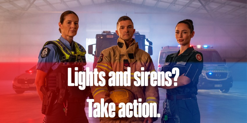 Lights, sirens... action – all in the name of safety