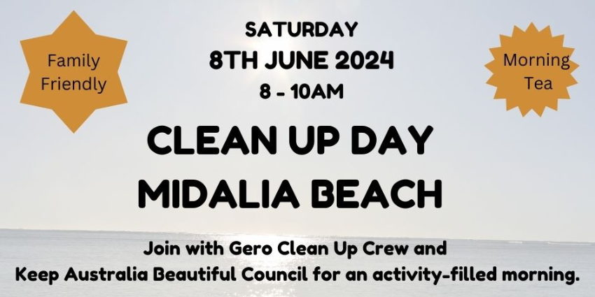 World Oceans Day Clean Up Midalia Beach