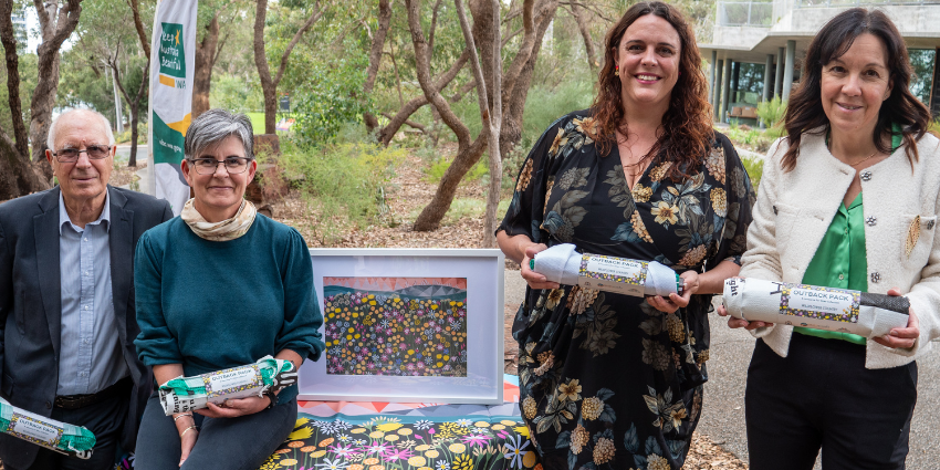 Outback Packs tackle litter this wildflower season